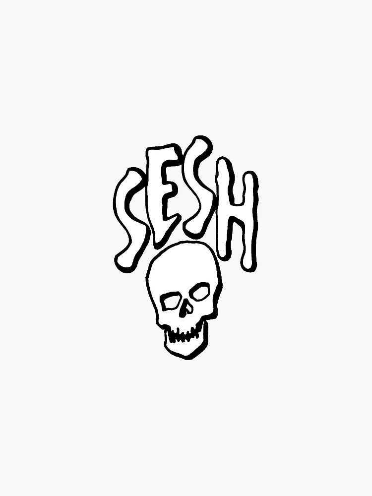 "TeamSESH Logo" Sticker by ReeceArts | Redbubble