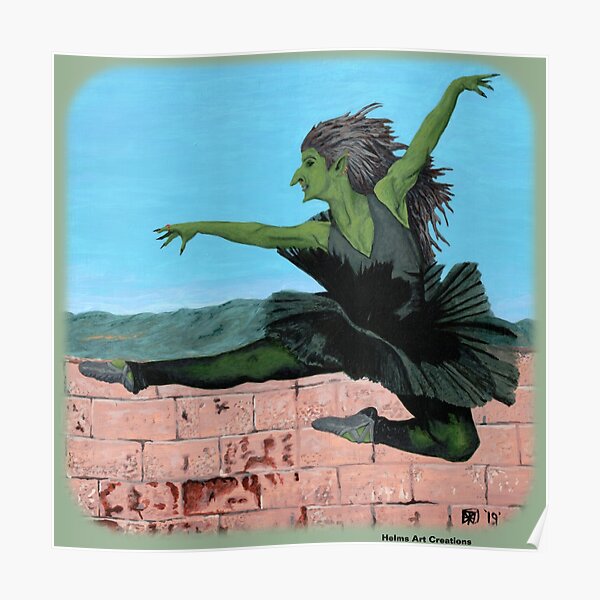 "Fairy Tale Goblins Dancing" Poster by HelmsArt | Redbubble