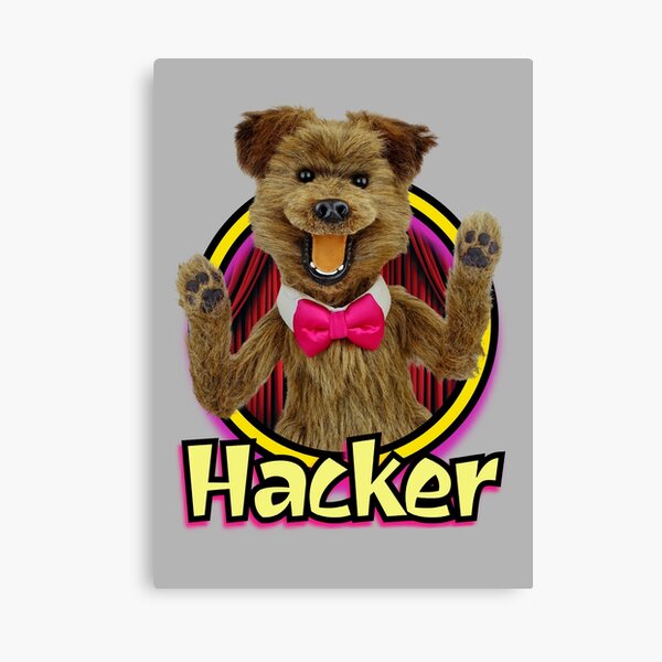 Hacker T Dog Canvas Prints | Redbubble
