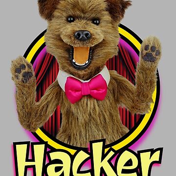 "HACKER T. DOG from HACKER TIME" Essential T-Shirt for Sale by ...