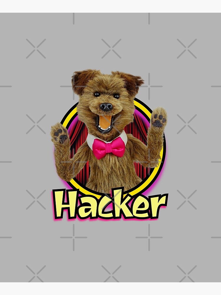 Delantal «HACKER T.DOG de HACKER TIME» de Unspirations | Redbubble