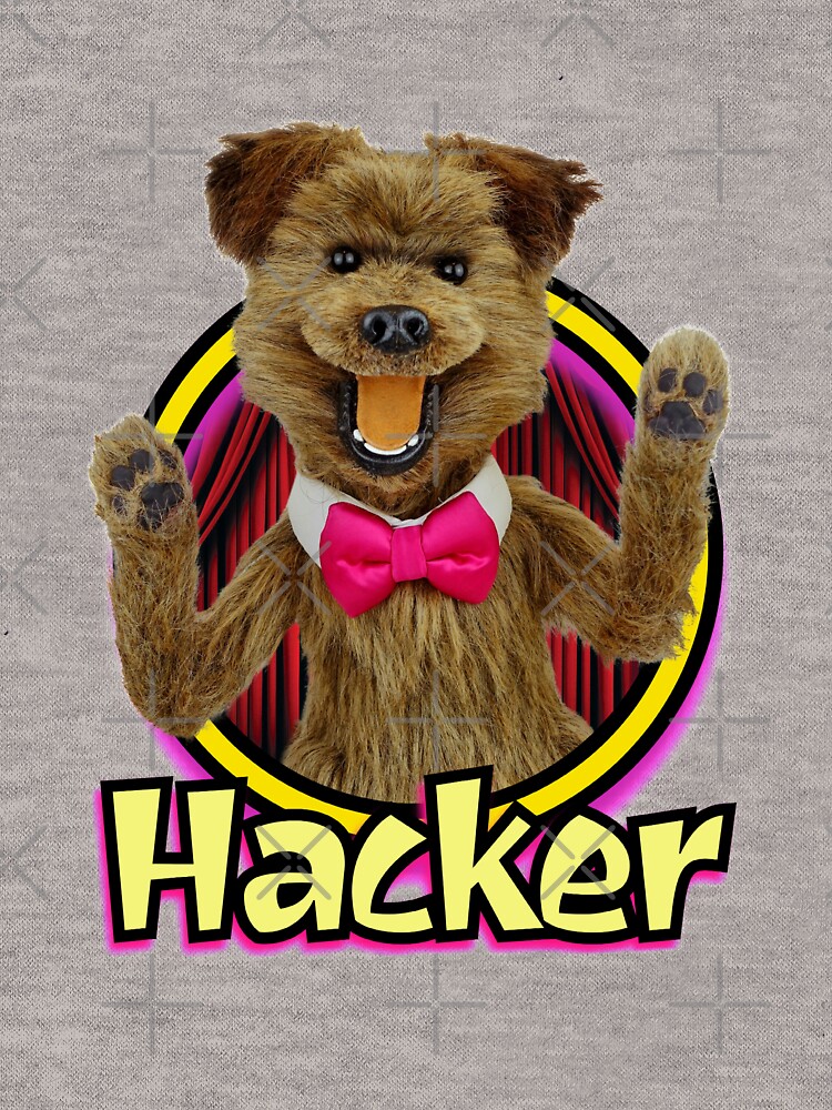 "HACKER T. DOG from HACKER TIME" Essential T-Shirt for Sale by ...