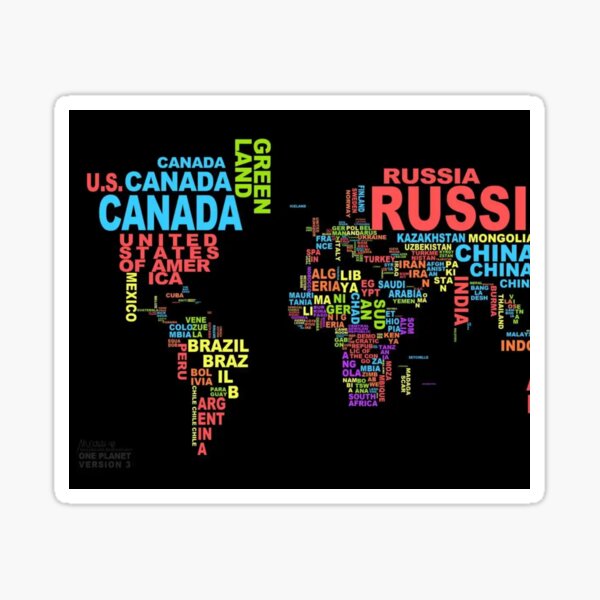 "World of Artwork " Sticker by Ducano | Redbubble