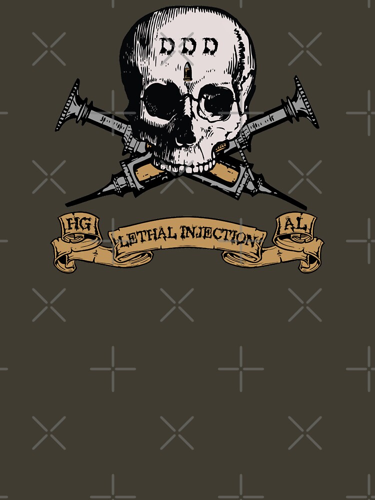 "Lethal Injection" T-shirt for Sale by hybridmindart | Redbubble ...