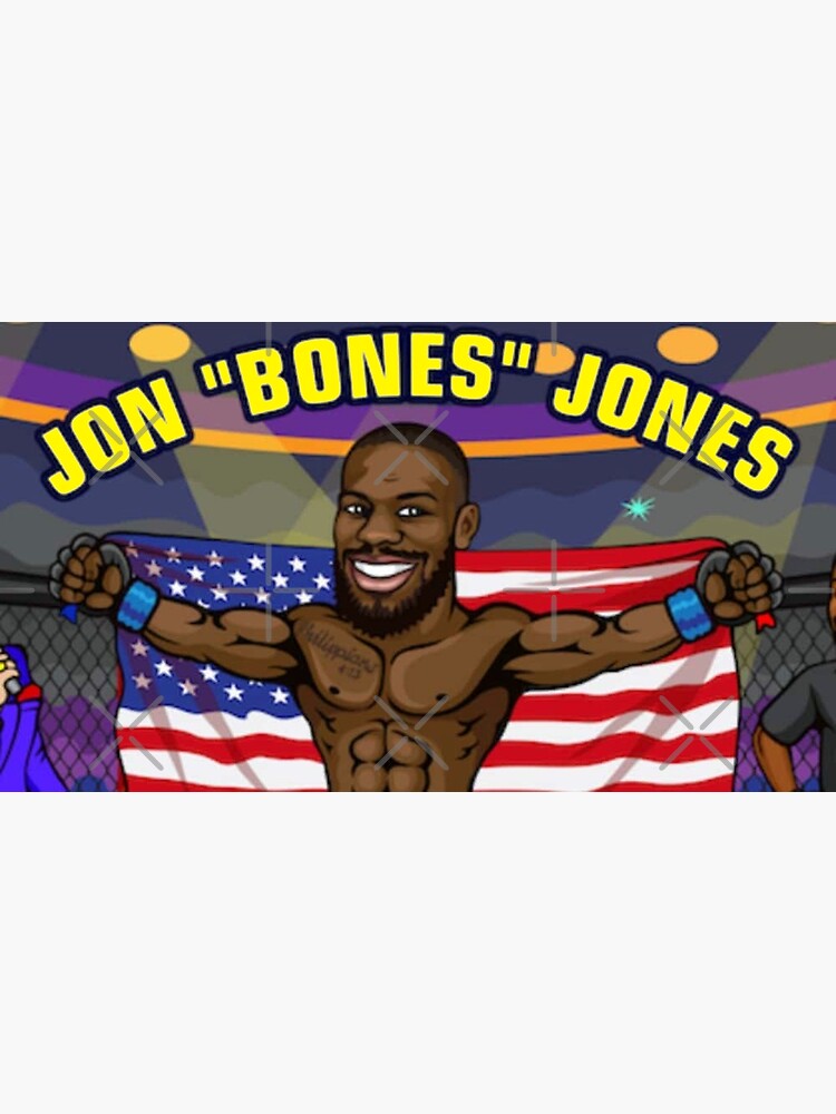 "Jon Bones Jones" Art Print for Sale by markmcg777 | Redbubble