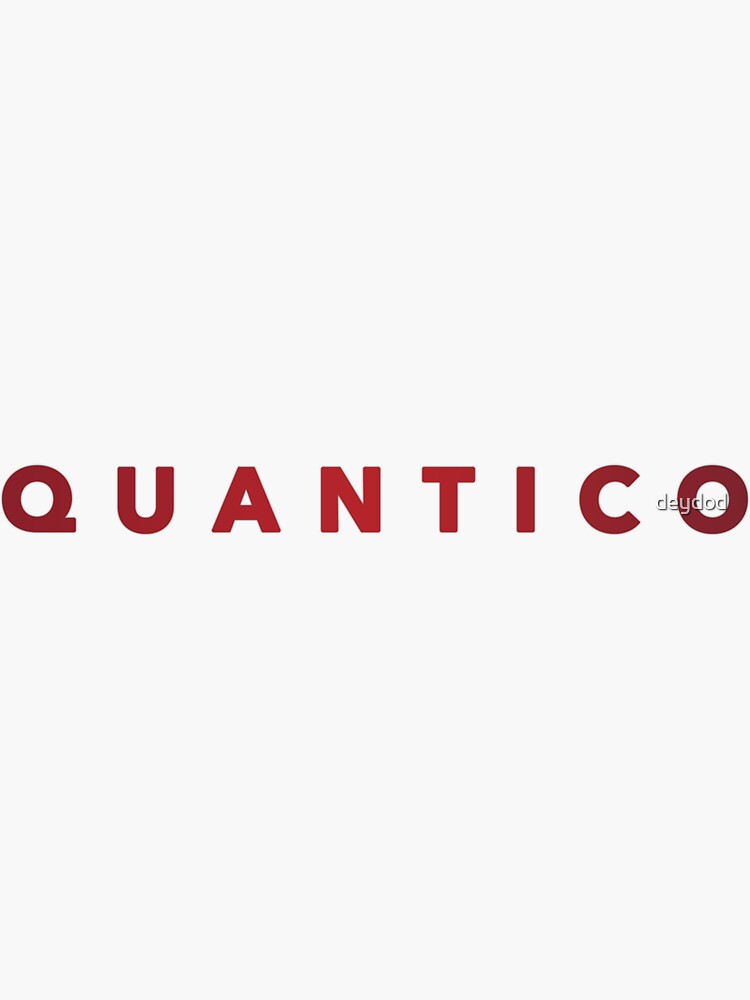 "Quantico Logo" Sticker for Sale by deydod | Redbubble