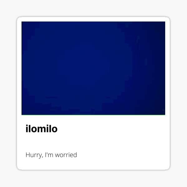 "billie eilish ilomilo " Sticker for Sale by lucyrowh | Redbubble