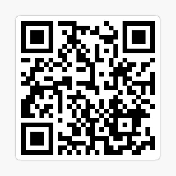 "I Hit Dingers QR Code" Sticker for Sale by manu142 | Redbubble