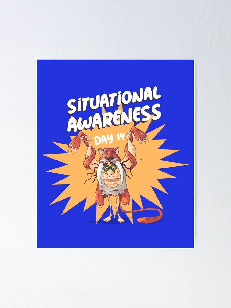 "Situational Awareness-Funny Firefighting" Poster for Sale by ...