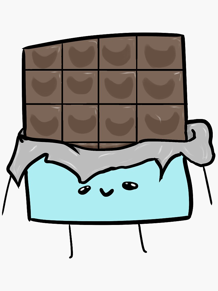 "Chocolate Chibi Design!" Sticker for Sale by Jeil04 | Redbubble