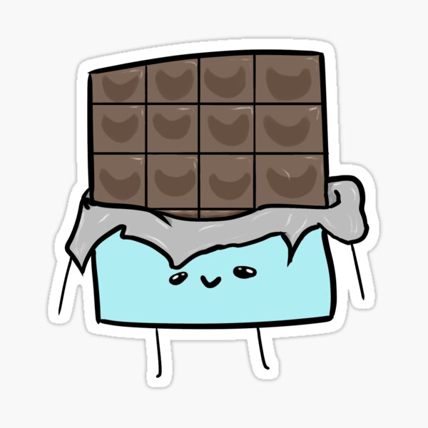 "Chocolate Chibi Design!" Sticker for Sale by Jeil04 | Redbubble