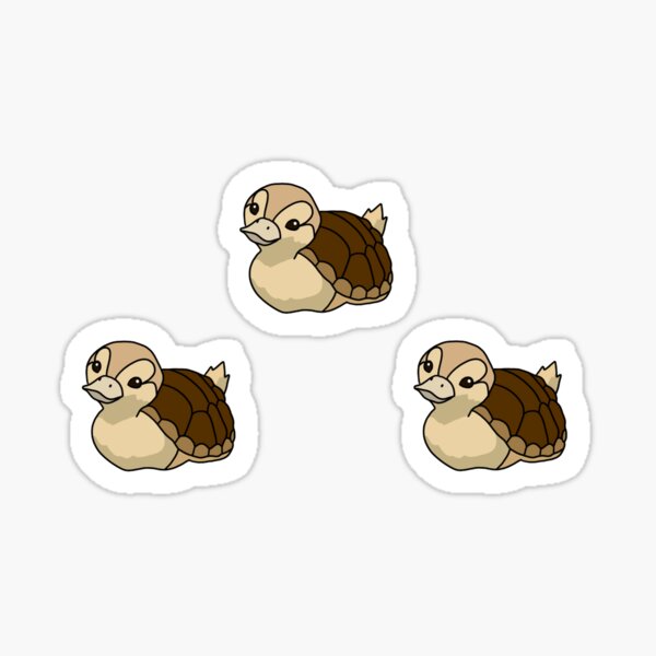 Turtle Duck Stickers | Redbubble