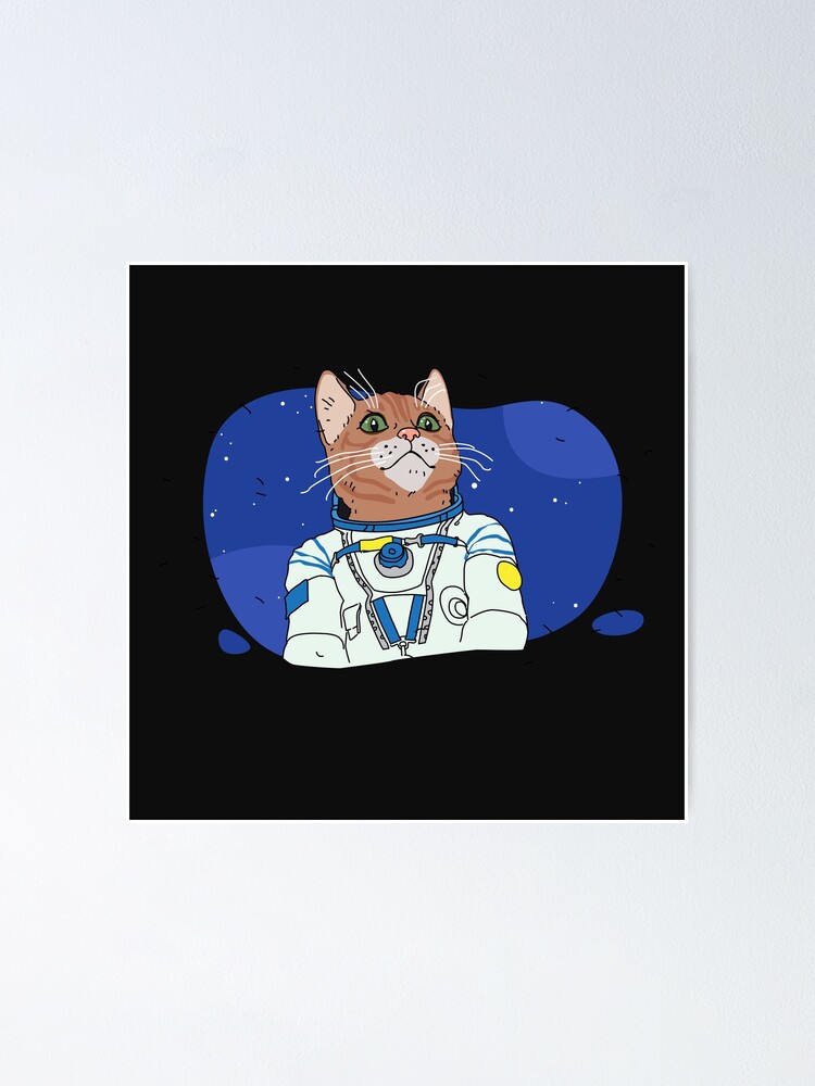 Póster «Astronauta Espacio Gato» de Meson1 | Redbubble