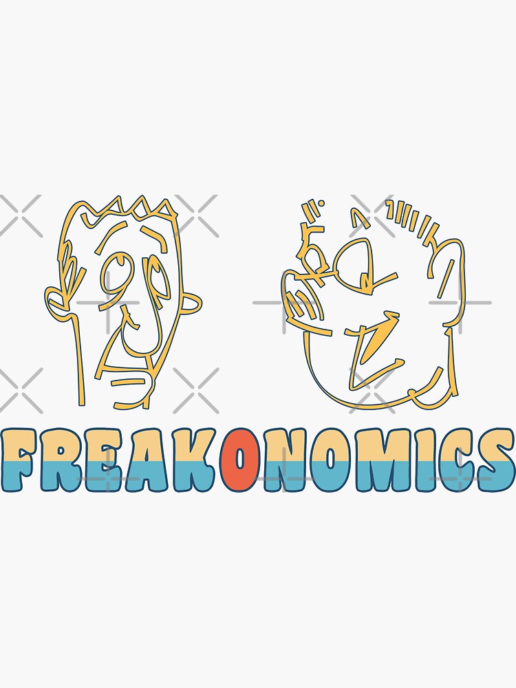 "Freakonomics Sticker" Sticker for Sale by gooddesignart | Redbubble