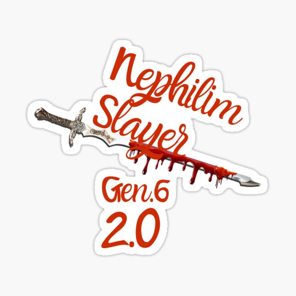 "Nephilim Slayer 2.0" Sticker for Sale by SwordofGod | Redbubble