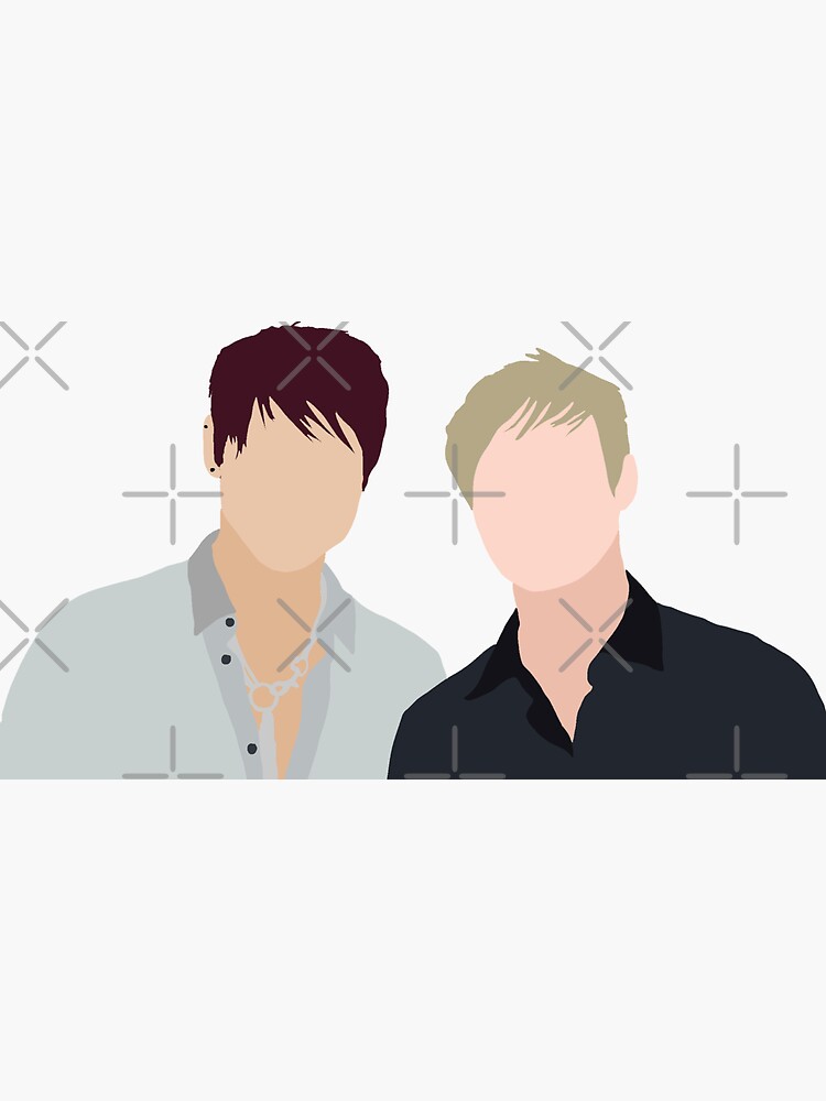 "Sam and Colby" Sticker for Sale by mariaadesigns | Redbubble