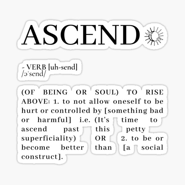 "Ascend" Sticker by theascend | Redbubble