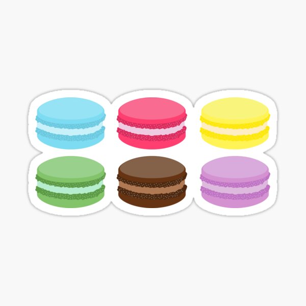 "Macarons " Sticker by chinthea | Redbubble