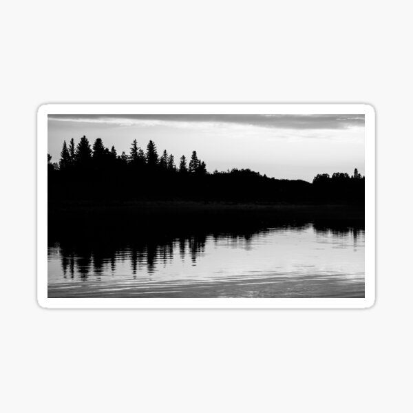 "Shoreline minimalism" Sticker for Sale by CanadianWild418 | Redbubble