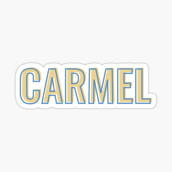 "Carmel " Sticker for Sale by SamGreene0 | Redbubble