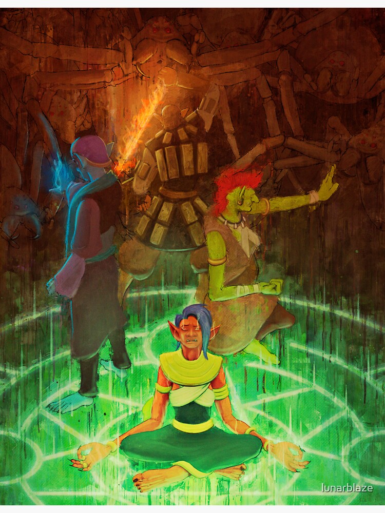 "Grendel" Sticker by lunarblaze | Redbubble