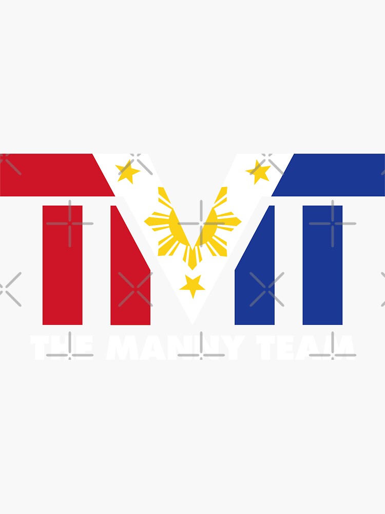 "The Manny Team Filipino Flag TMT by AiReal Apparel" Sticker by ...