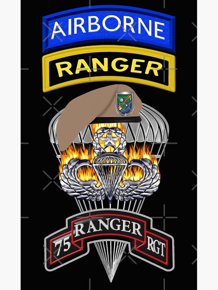 "75th Ranger Regiment “Airborne Ranger”" Art Print for Sale by ...