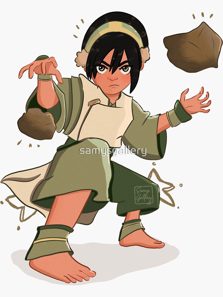 "Toph " Sticker by samysgallery | Redbubble