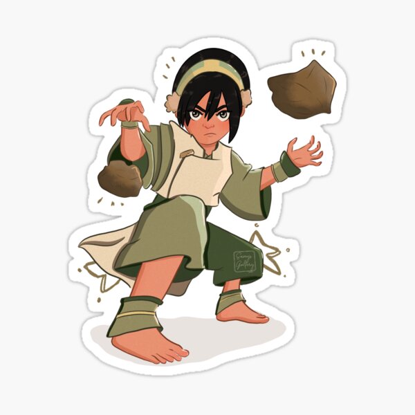 "Toph " Sticker by samysgallery | Redbubble