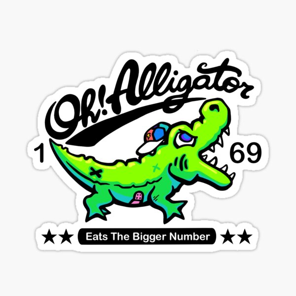 alligator-eats-the-bigger-number-sticker-for-sale-by-sharkers-redbubble