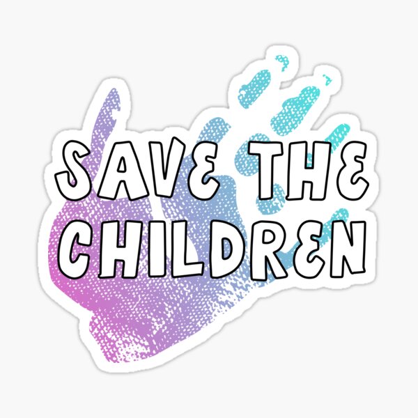"Save the children" Sticker for Sale by infleims | Redbubble