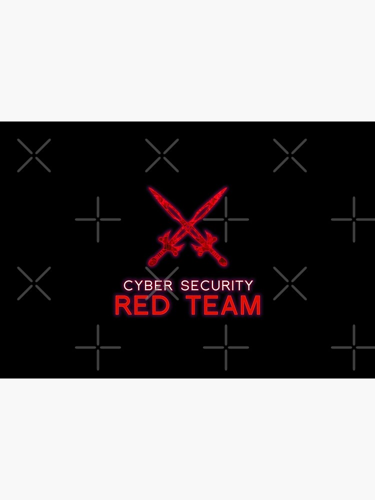 "Cyber Security Red Team Swords and Matrix Rain - Transp BG" Mask for ...