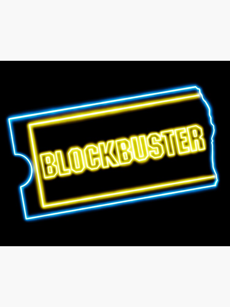 "Neon Blockbuster" Poster by Leevie | Redbubble
