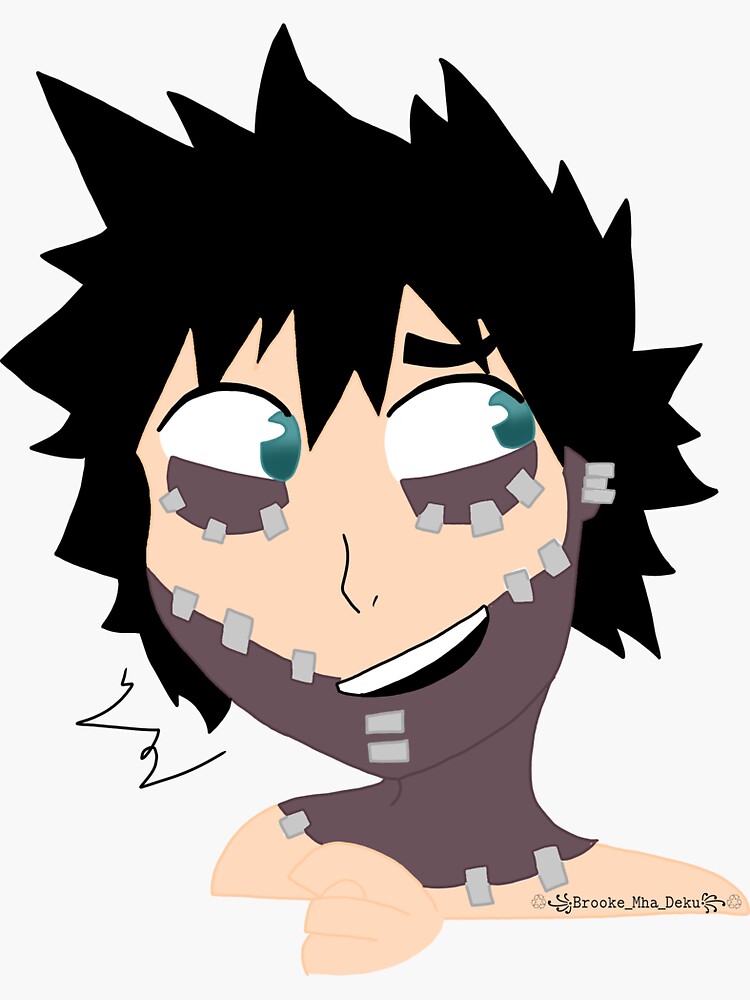 Sticker « Smirk Dabi MHA My hero academia », par Brookemhadeku | Redbubble