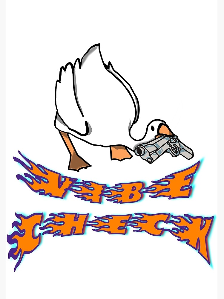 "vibe check " Poster by morpheuzz | Redbubble