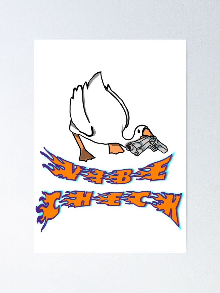 "vibe check " Poster by morpheuzz | Redbubble