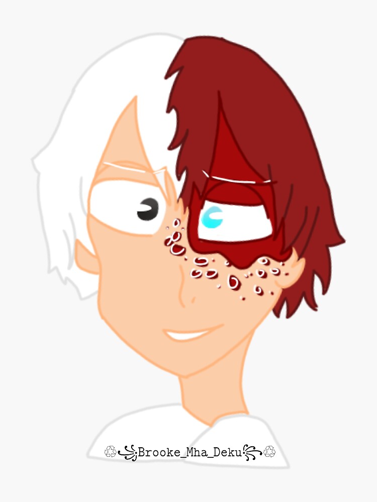 "Shoto Todoroki Mha My hero academia bnha" Sticker for Sale by ...