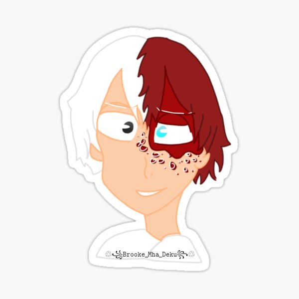 "Shoto Todoroki Mha My hero academia bnha" Sticker for Sale by ...