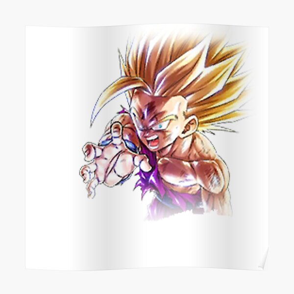 "GOHAN SSJ2 DBZ" Poster by AllAnimes | Redbubble