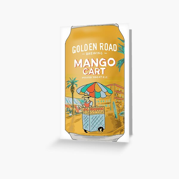 "Golden Road Mango Cart" Greeting Card for Sale by shaboola | Redbubble