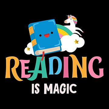 "Reading is Magic Book Lover Design" Classic T-Shirt for Sale by ...