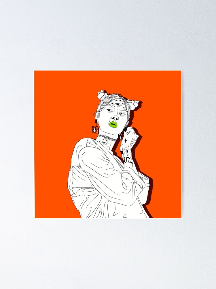 "Orange Cyclops" Poster for Sale by anyathompsonart | Redbubble