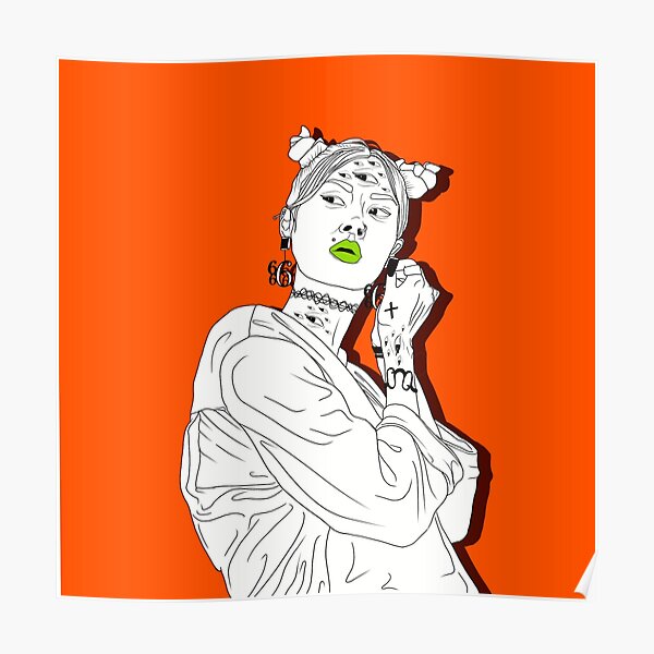 "Orange Cyclops" Poster for Sale by anyathompsonart | Redbubble