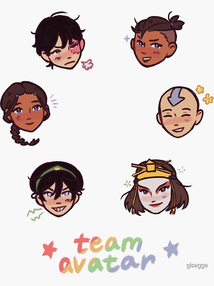 "mini team avatar!" Sticker for Sale by gisegge | Redbubble