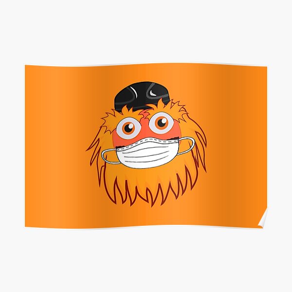 "Philadelphia Flyers Gritty COVID Face Mask" Poster by carly-kent ...