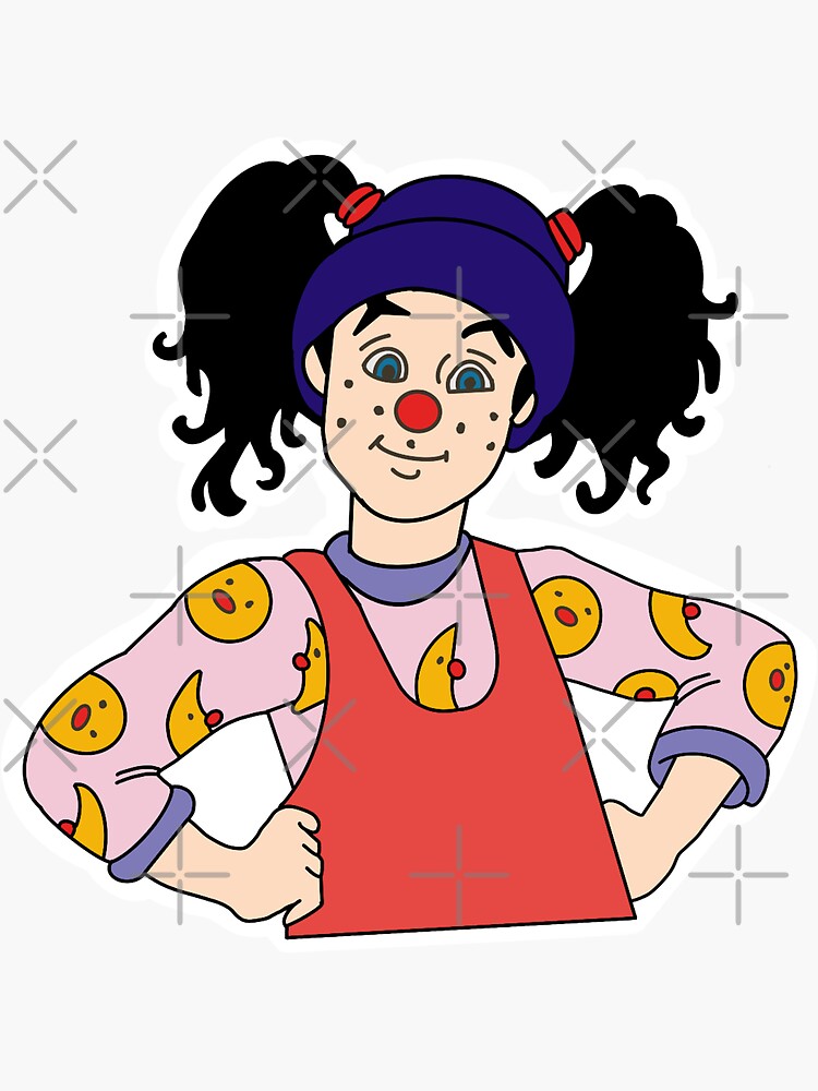 "Loonette the Clown " Sticker for Sale by Mikaela523 | Redbubble