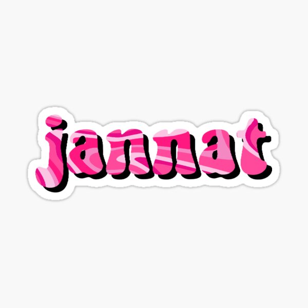 "jannet" Sticker for Sale by anabellefinger | Redbubble