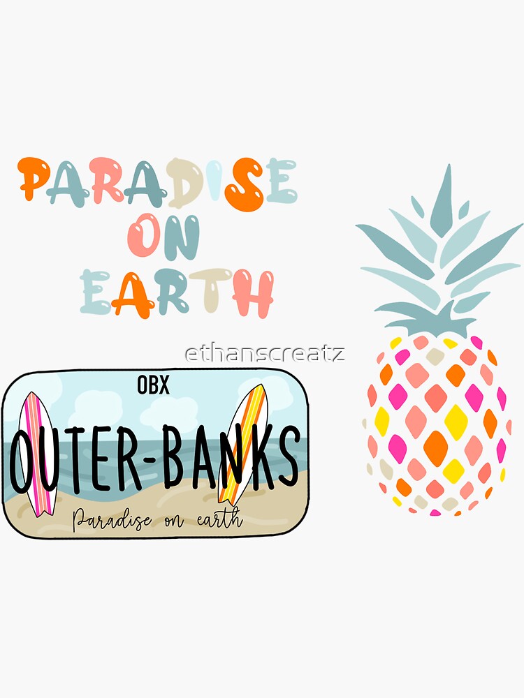 "Outer banks sticker pack" Sticker for Sale by ethanscreatz | Redbubble