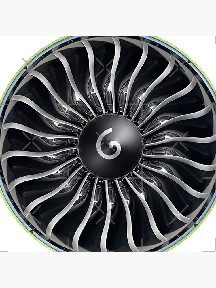 "GE90 Jet Engine" Clock for Sale by WilliamStones | Redbubble