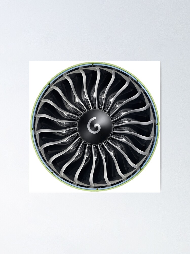 "GE90 Jet Engine" Poster for Sale by WilliamStones | Redbubble